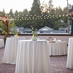 36" Round Cocktail Table Rental | Event Rents