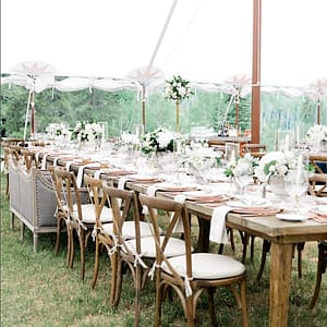 8' Vineyard Farm Table | Farm Tables | Event Rents