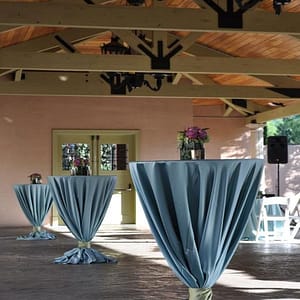 36" Round Cocktail Table Rental | Event Rents