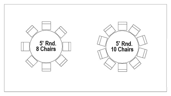 5' Round Table | Table Rentals | Event Rents