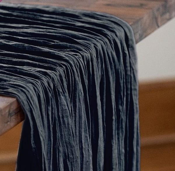 Indigo Sahara Runner | Linen & Napkin Rental | Event Rents