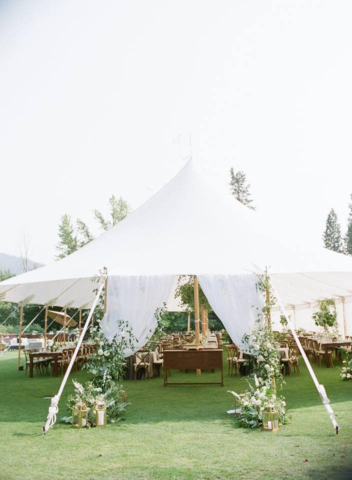 Leg Drapes & Liner | Tent Lighting & Accessories | Event Rents